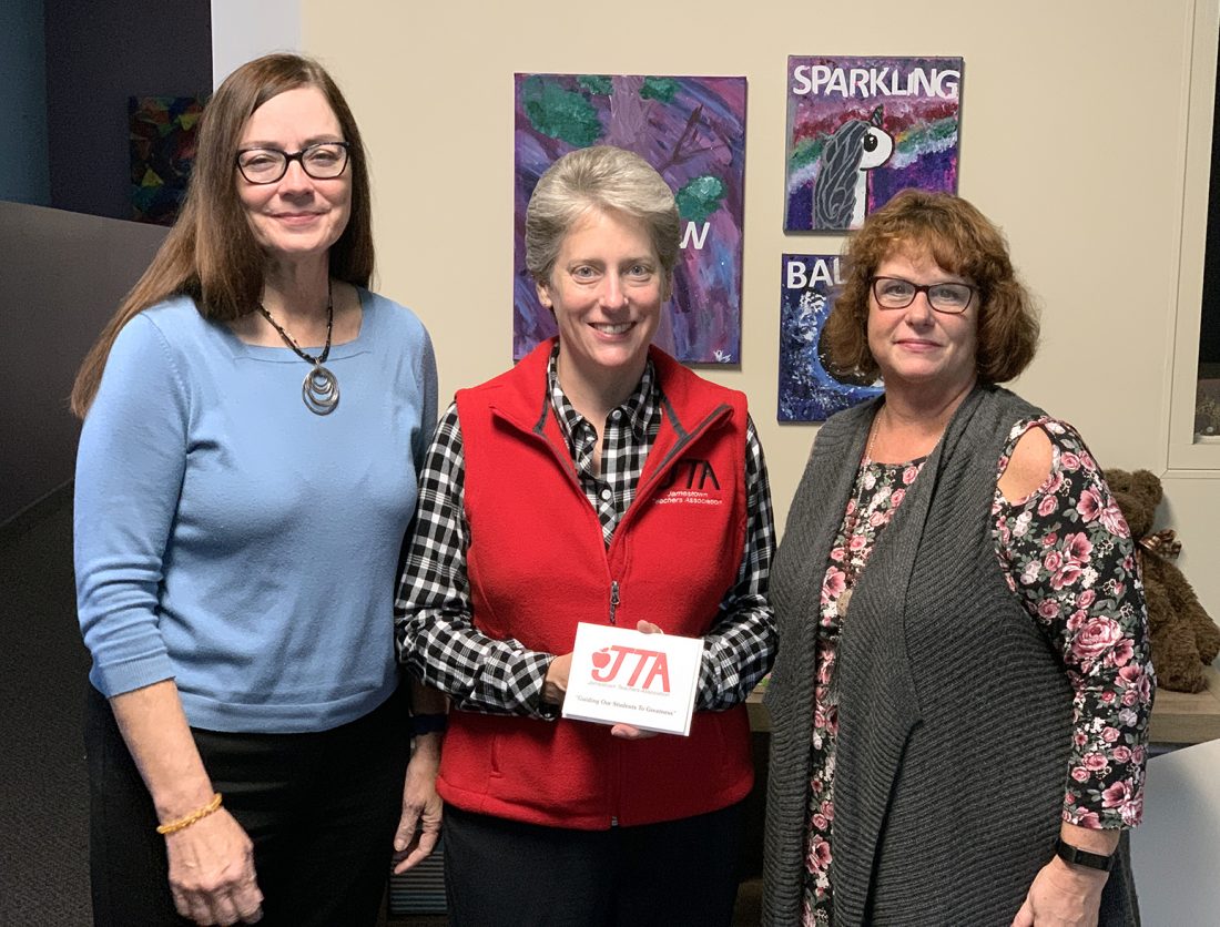 Teachers Association Presents Donations To Anew Center, CAP | News ...